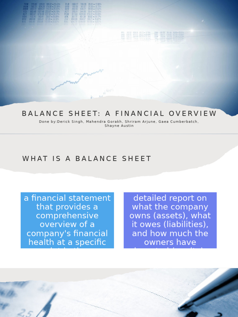 Balance Sheet | PDF | Balance Sheet | Equity (Finance)