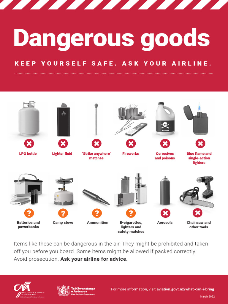 Dangerous Goods Poster | PDF