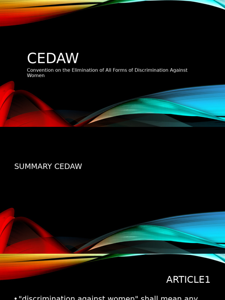 CEDAW | PDF