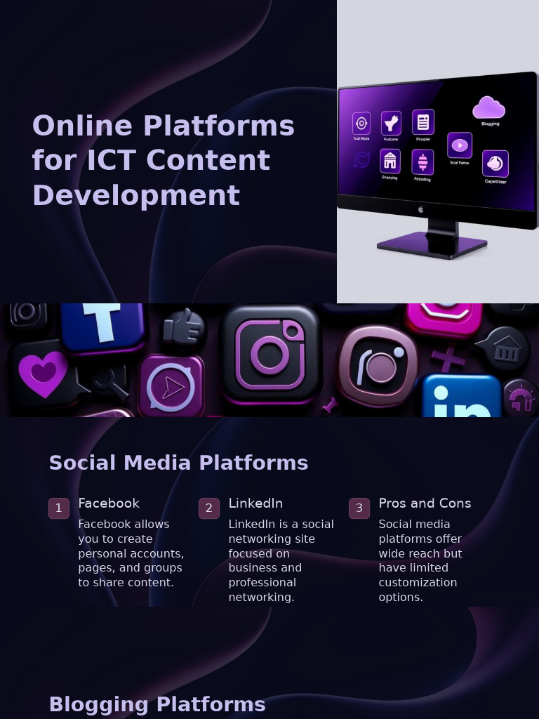 Online Platforms For ICT Content Development | PDF