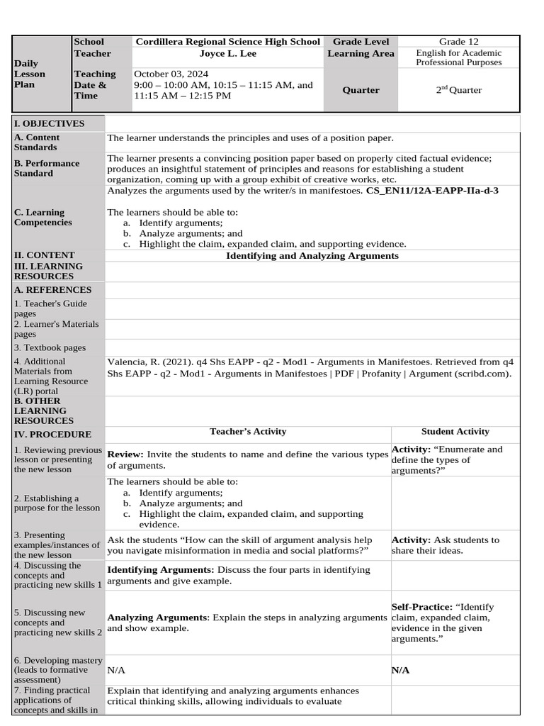 G12 DLL (EAPP) Oct. 3, 2024 | PDF