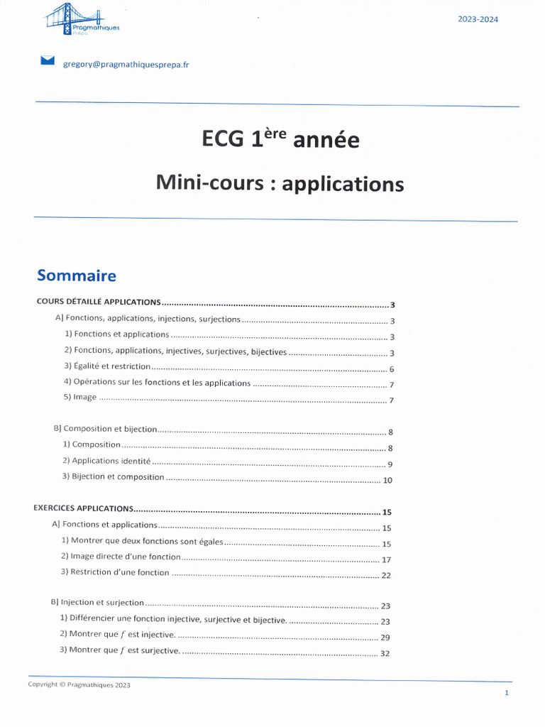 ECG Applications Cours Et Exercices | PDF