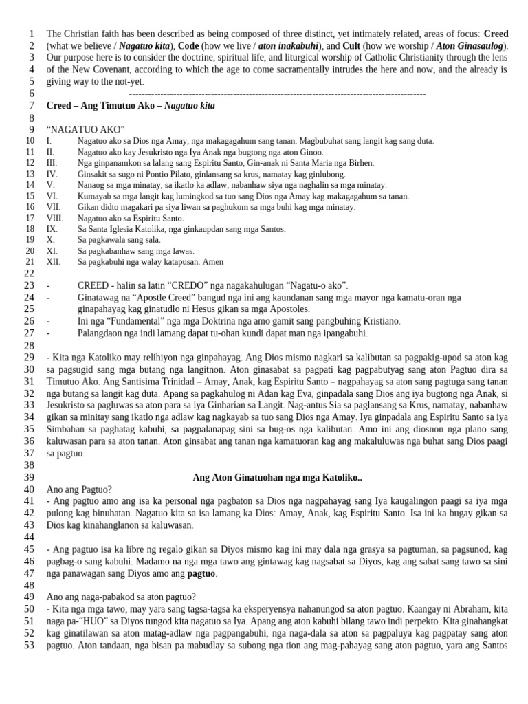 Creed Code Cult | PDF | Christian Belief And Doctrine | Christian Texts