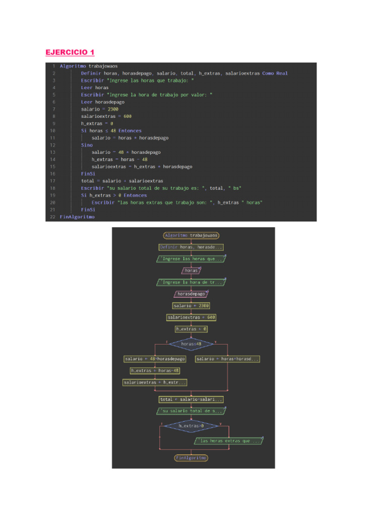 Repaso de Pseint | PDF