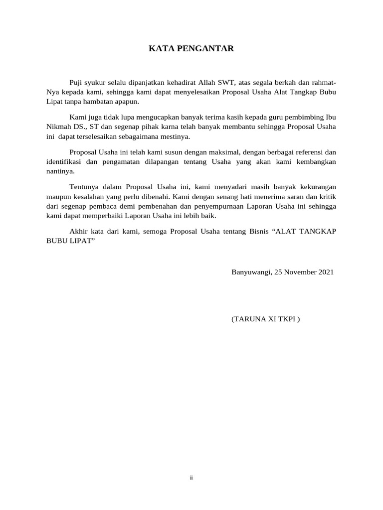 Kata Pengantar | PDF