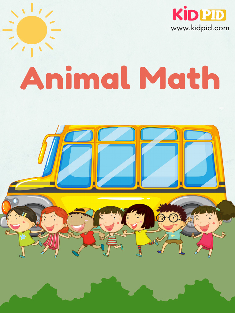Cute Animal Math Worksheet Set | PDF