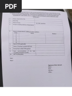 Application Form For H.R.A Annexure | PDF