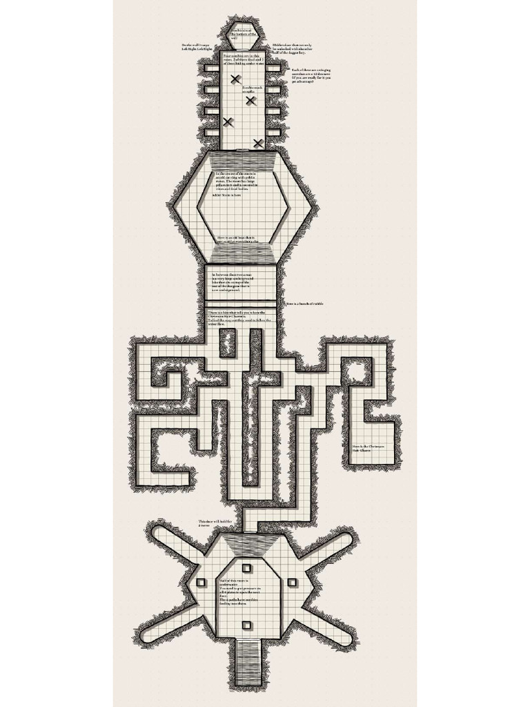 Underground Temple Dungeon DND | PDF