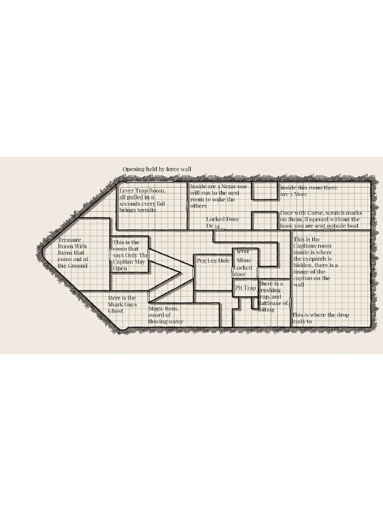 Pirate ship Dungeon DnD | PDF