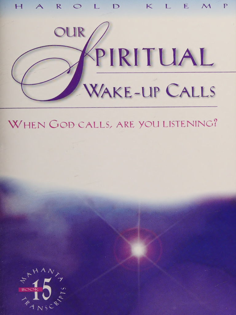 Our Spiritual Wake-Up Calls | PDF