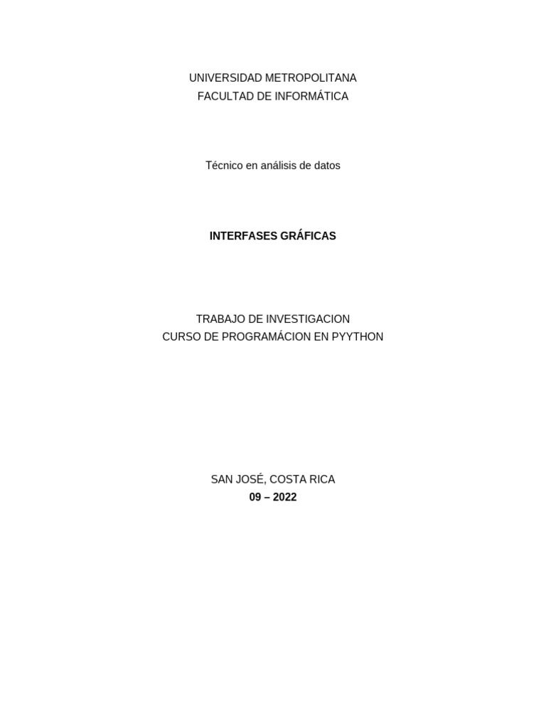 Investigación Interfases Gráficas | PDF