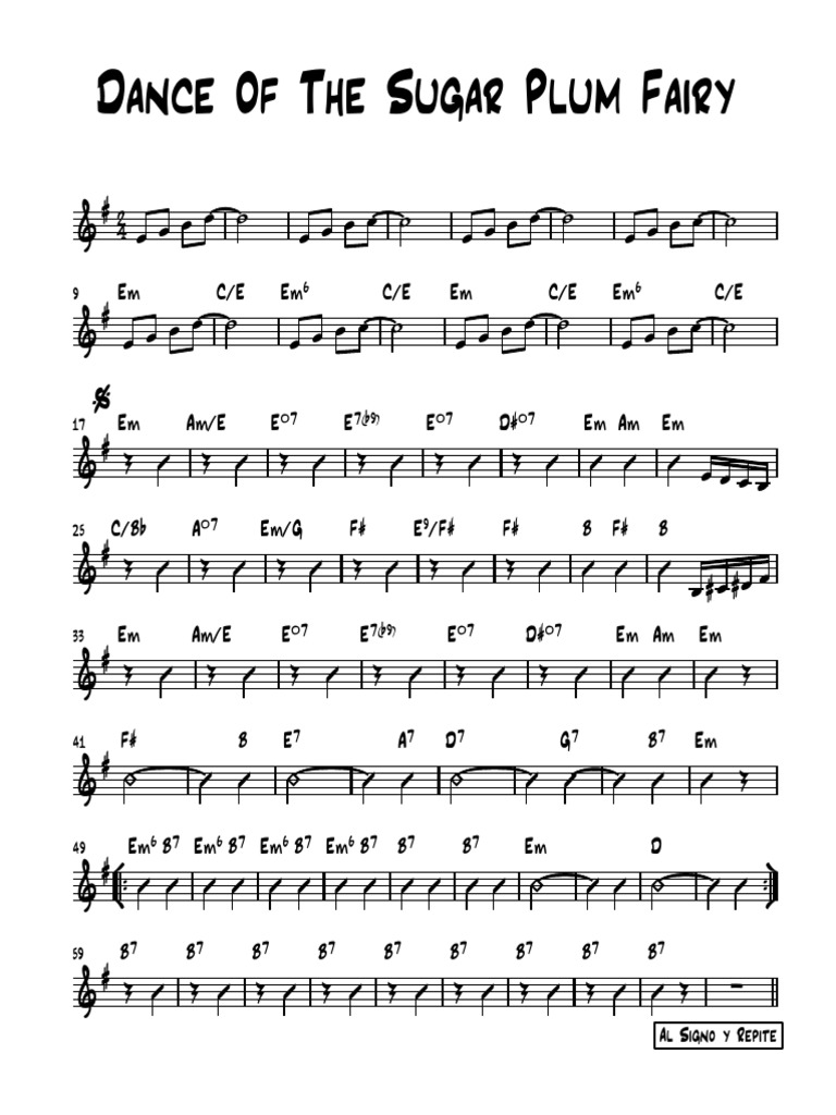 Dance of The Sugar Plum Fairy | PDF