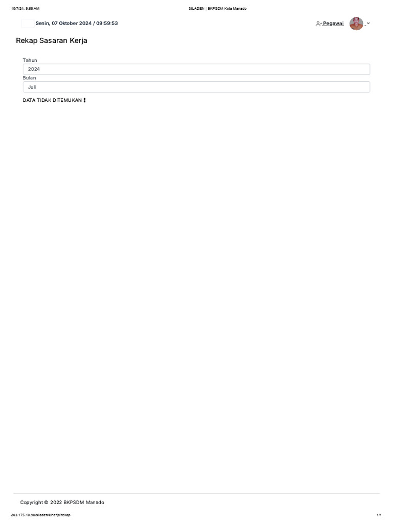 Kinerja WAKA Juli | PDF
