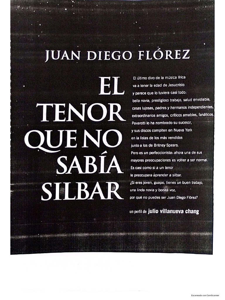 El Tenor Que No Sabía Silbar | PDF