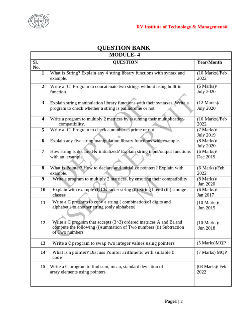 Module 4 QB Updated (1) - For Merge | PDF