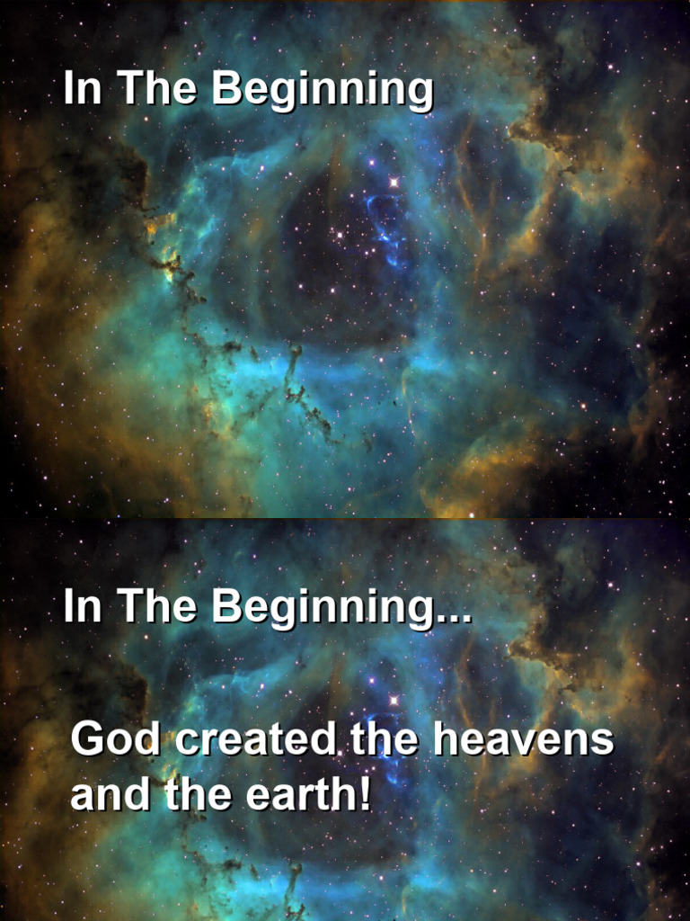 In The Beginning | PDF