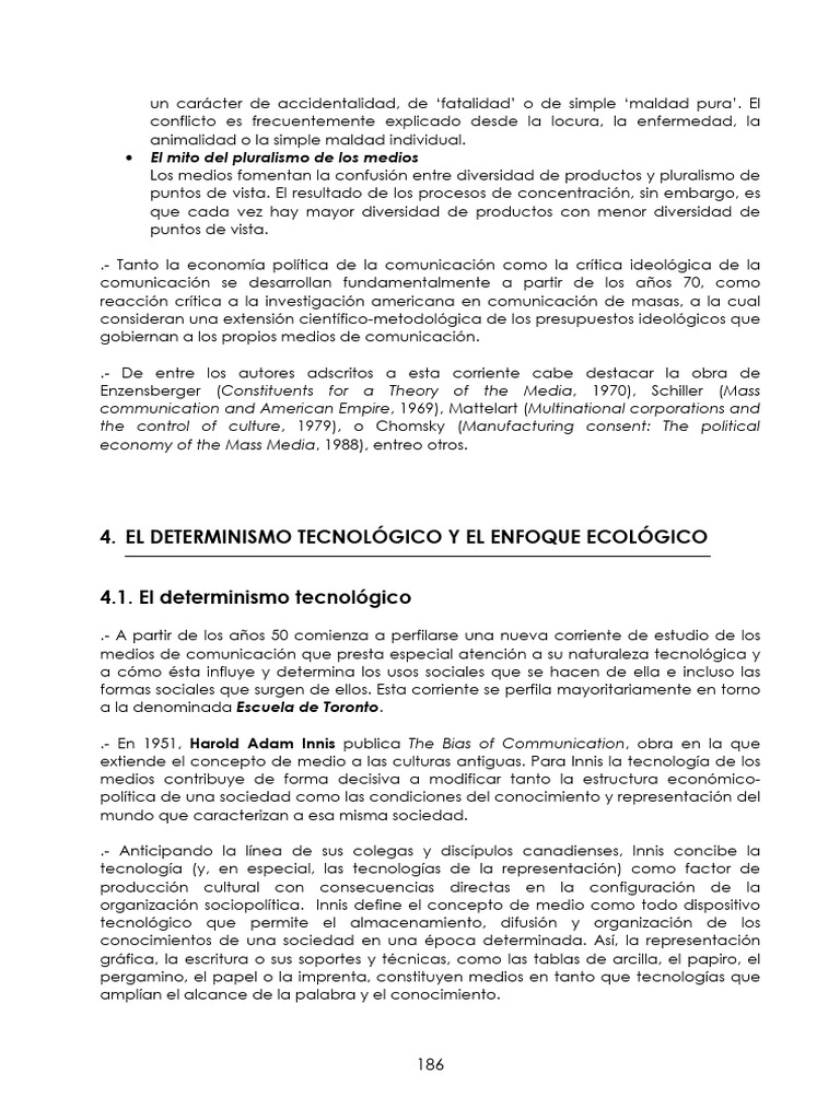 El Determinismo Tecnológico | PDF
