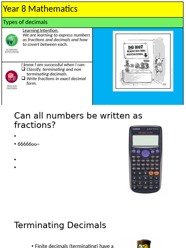 Types of Decimals | PDF