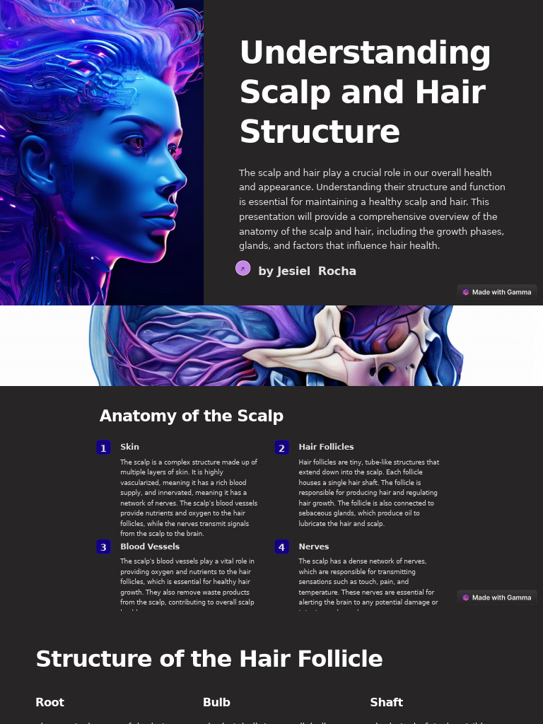 Understanding Scalp and Hair Structure | PDF
