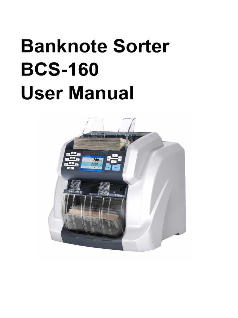 BCS-160 User Manual PDF | PDF