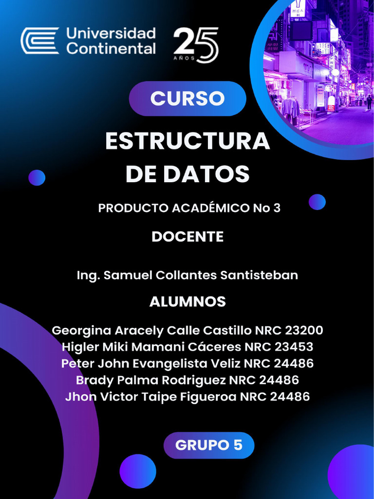 PA3 ESTRUCTURA DE DATOS | PDF