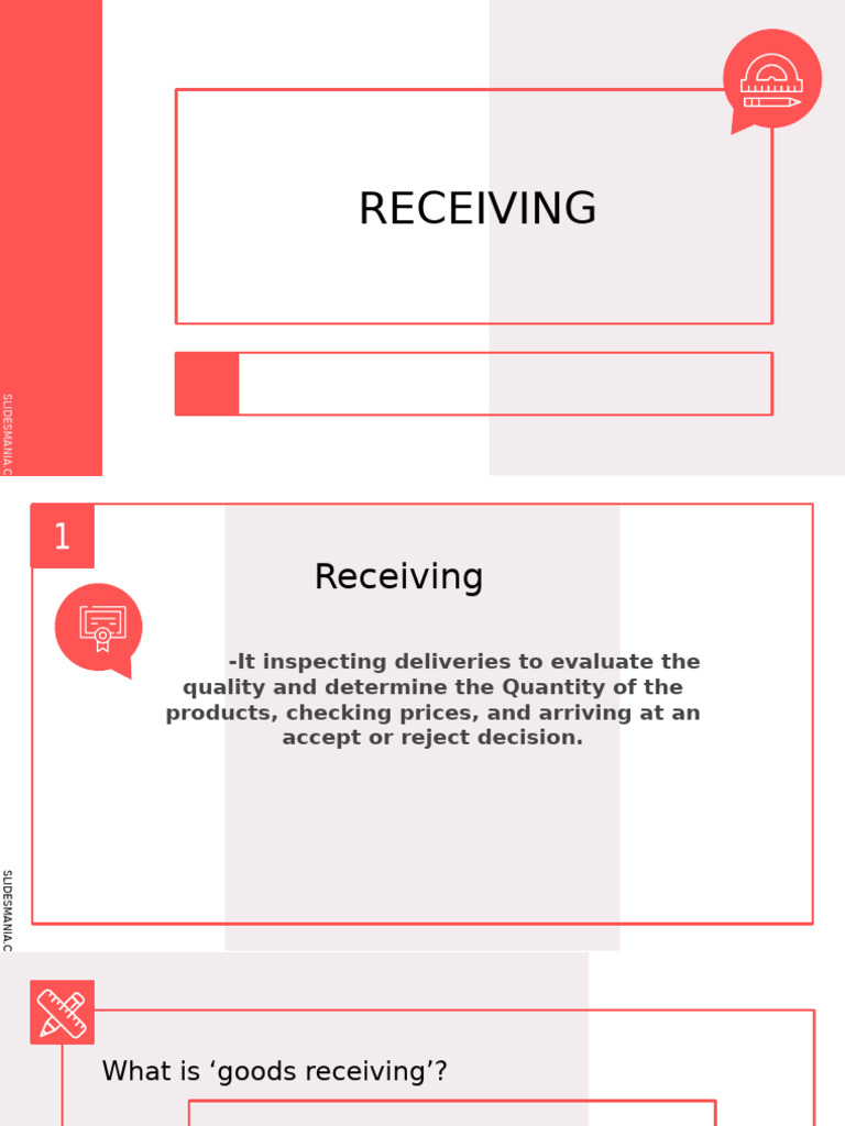 Receiving | PDF