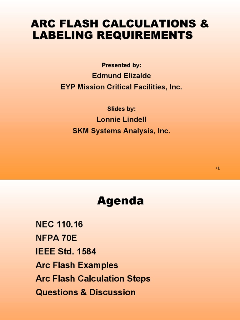 Arc Flash Calculations by Elizalde | Fuse (Electrical) | Power (Physics)