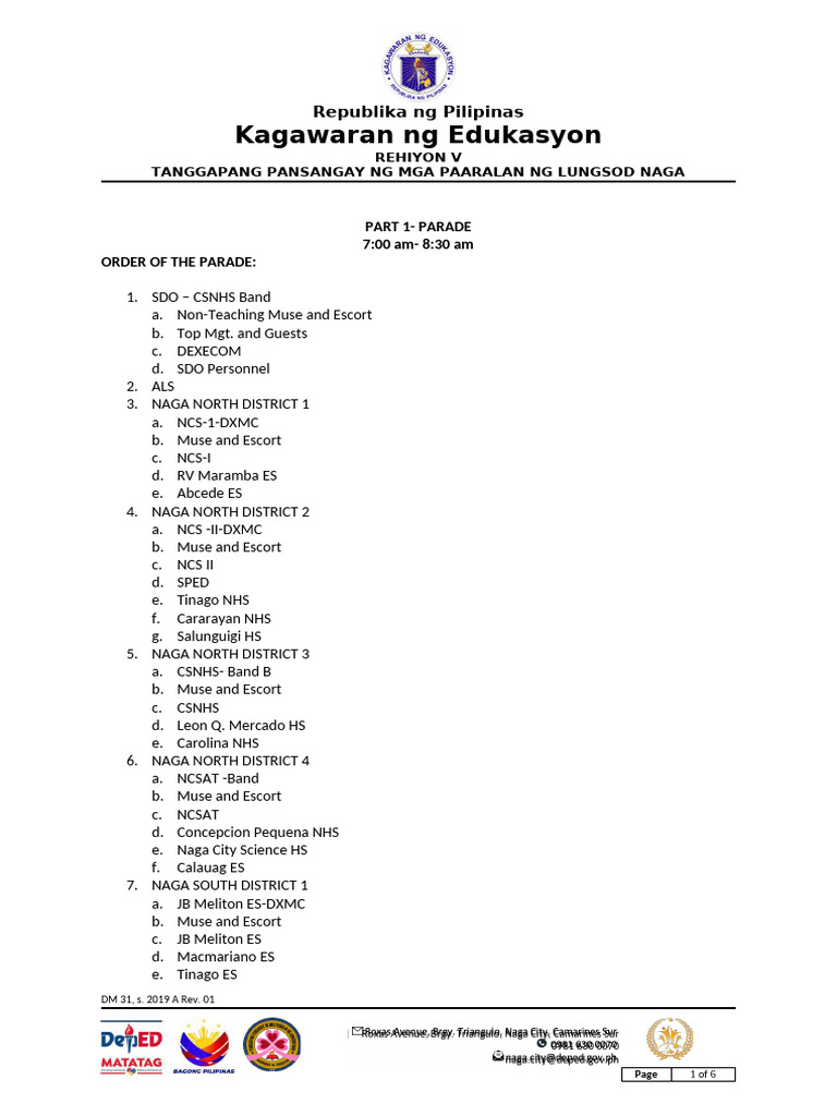 UPDATED World Teachers Day PROGRAM | PDF