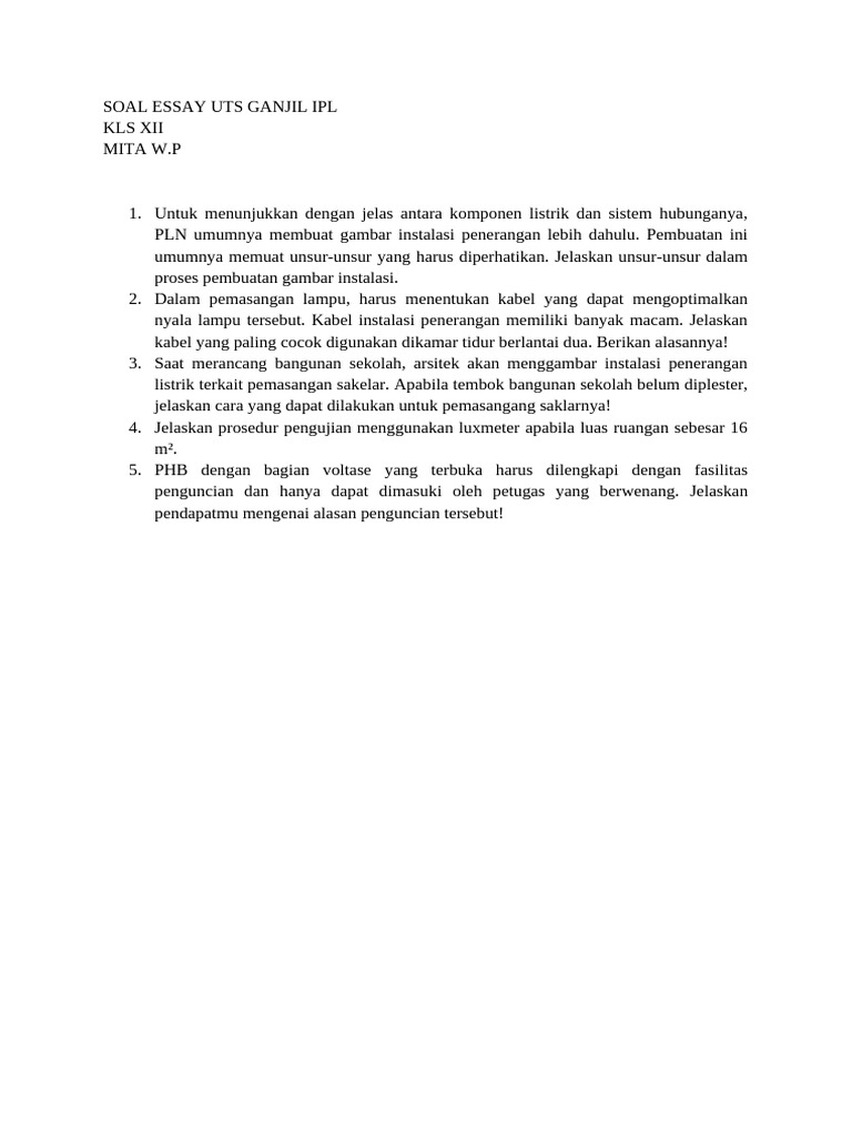 Ipl KLS Xii | PDF
