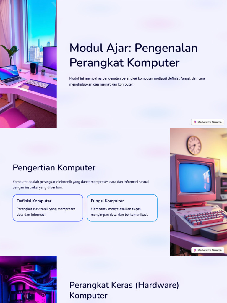 Modul Ajar Pengenalan Perangkat Komputer | PDF