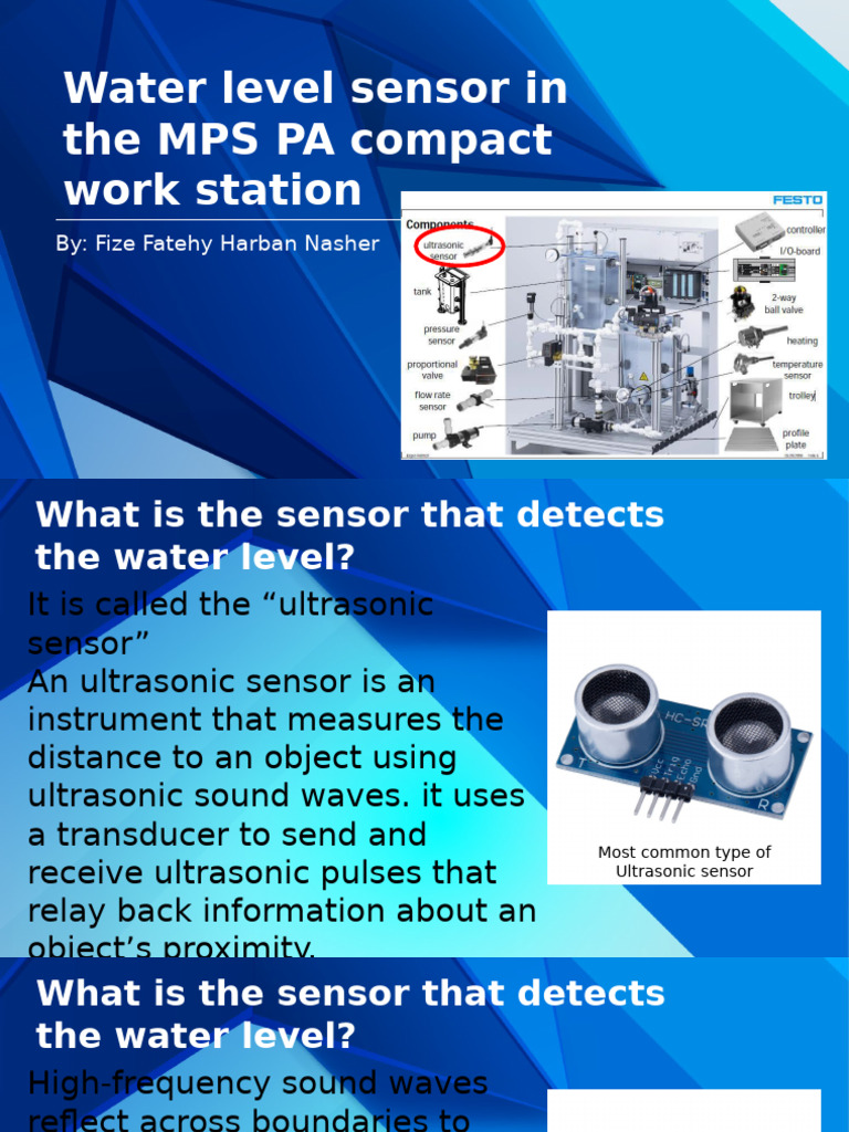 Ultrasonic Sensor | PDF