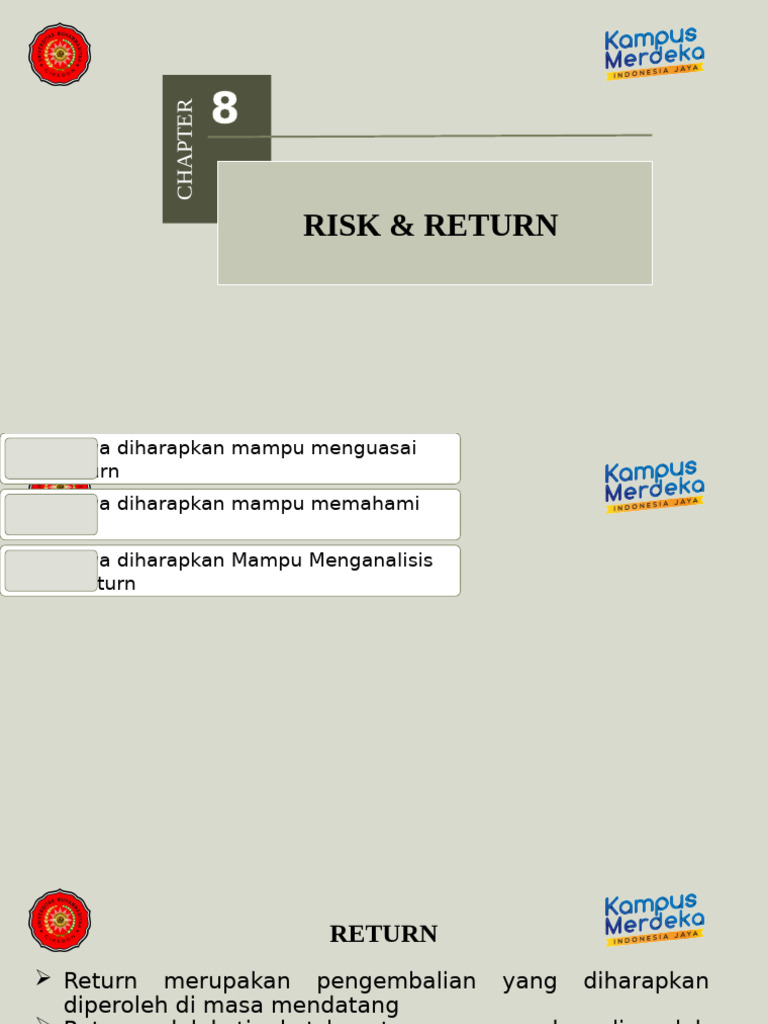 Risk & Return | PDF