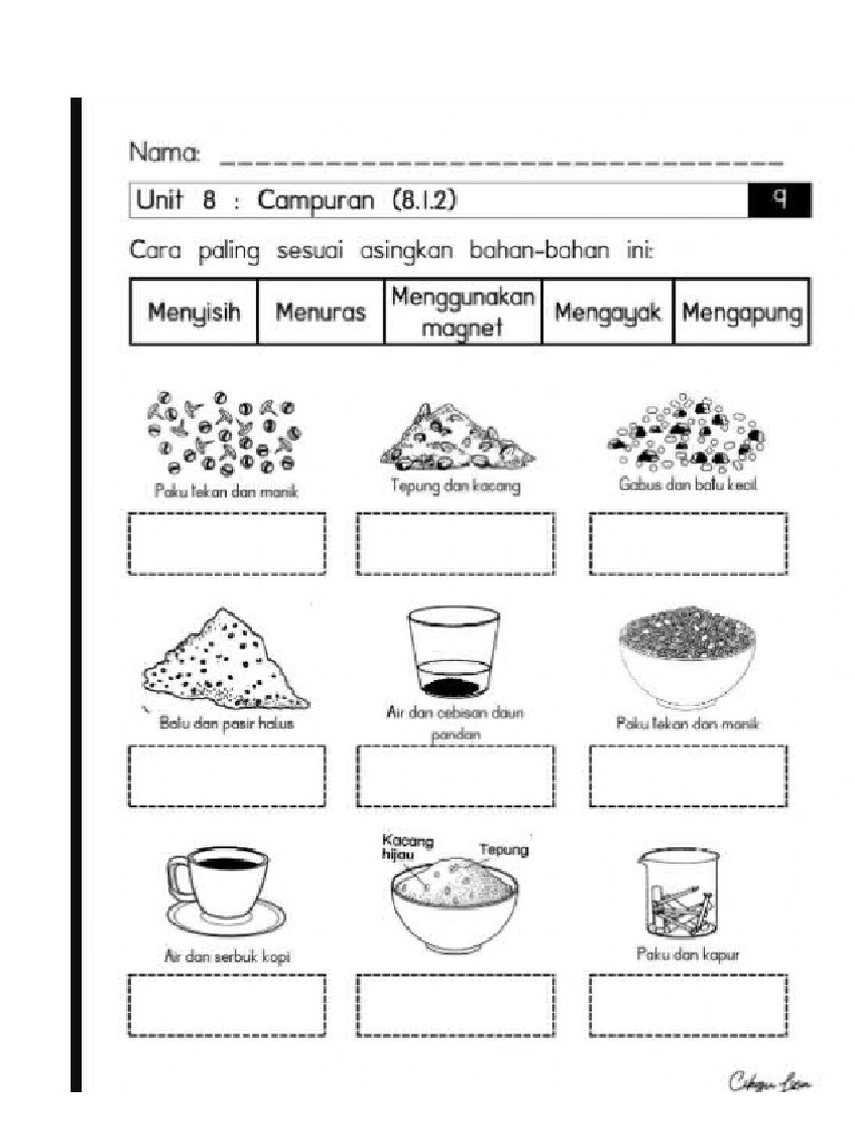 Sains Tahun 2 Campuran | PDF