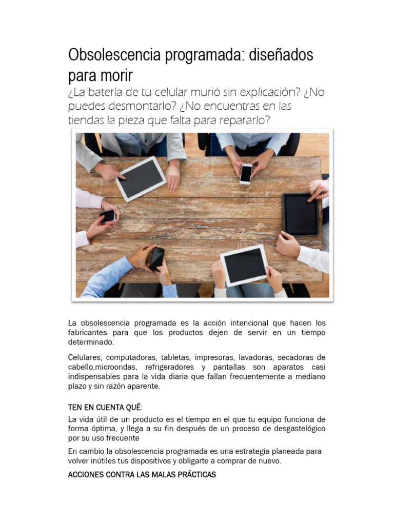 Obsolescencia - Ale | PDF