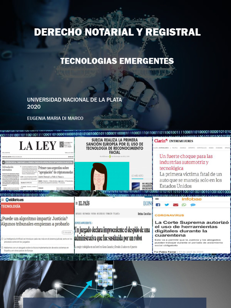 Derecho Notarial y Registral - Documento Notarial Digital + Firma Digital | PDF