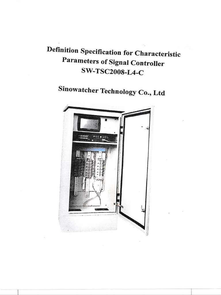 Sinowatcher Traffic Lights Manual - ASI | PDF