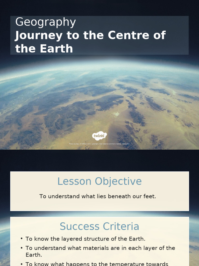Journey To The Centre of The Earth - PowerPoint | PDF