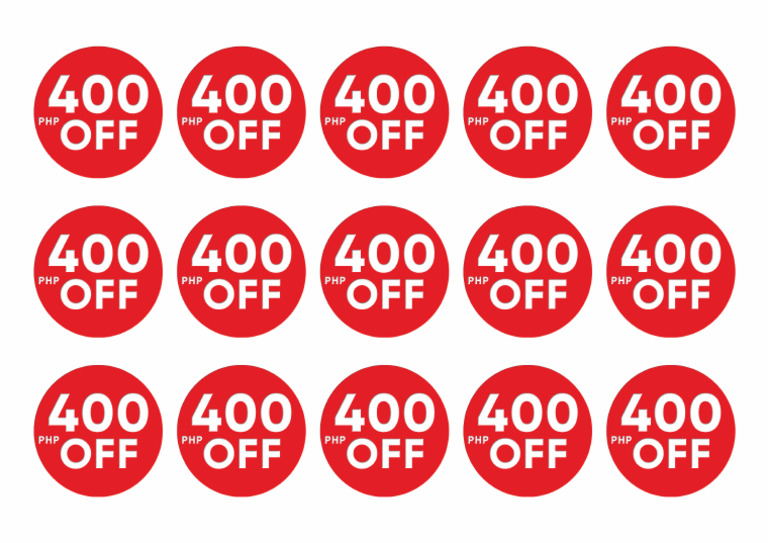 400 Off Printables | PDF