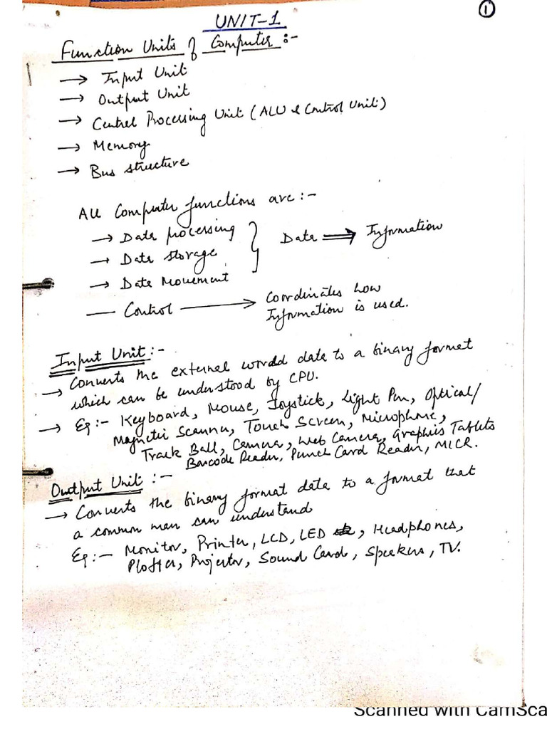 COA Complete Notes | PDF COA Complete Notes | PDF