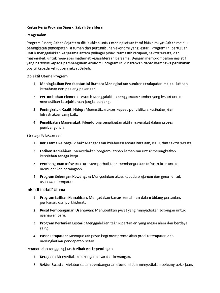 PP Program SSM | PDF