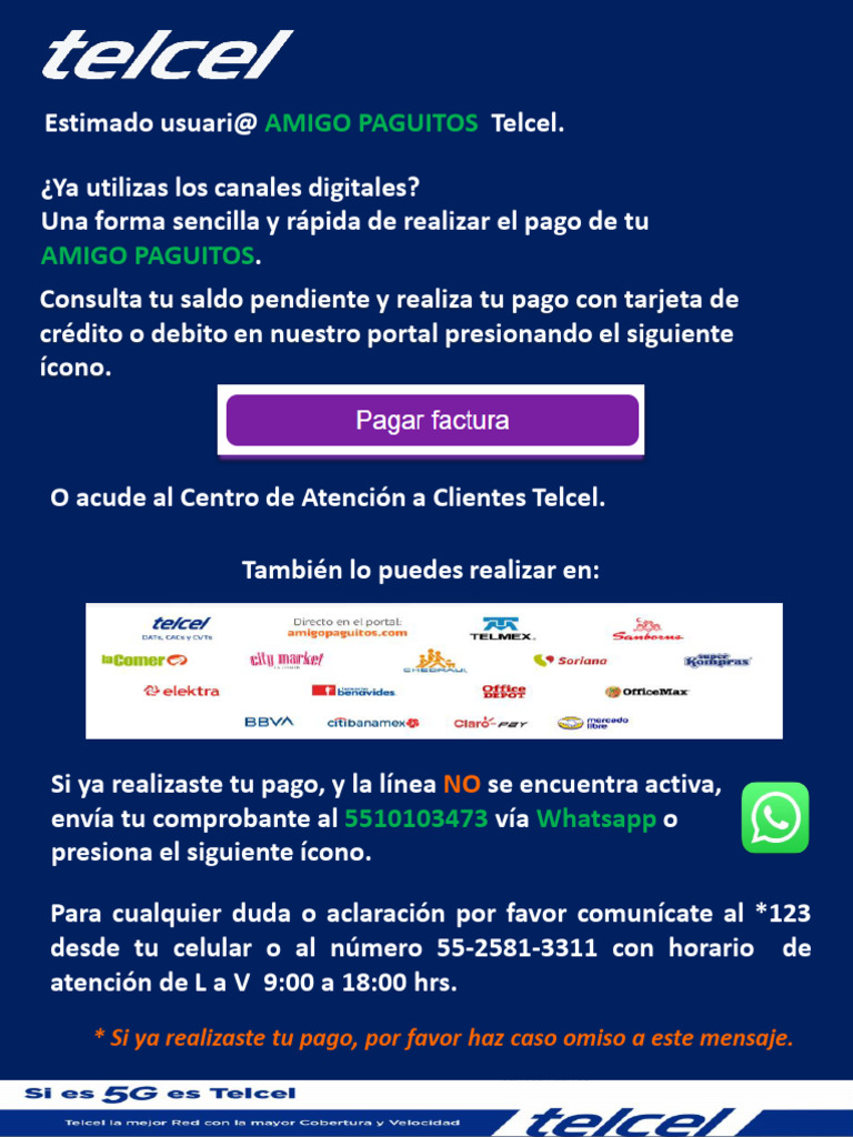 Amigo Paguitos Telcel 07 | PDF