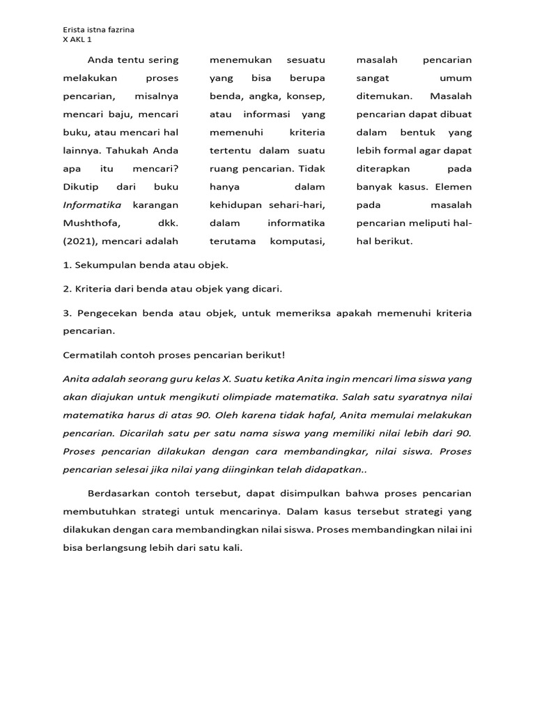 Tugas Erista Istna Fazrina | PDF