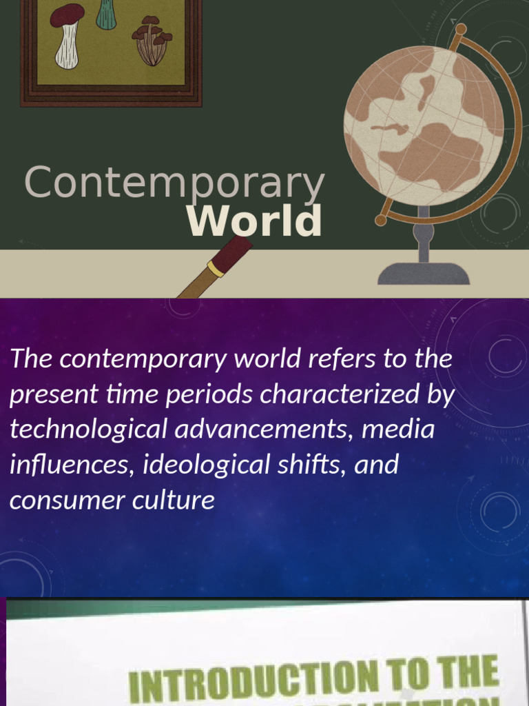 2 Contemp World Lesson 1 | PDF