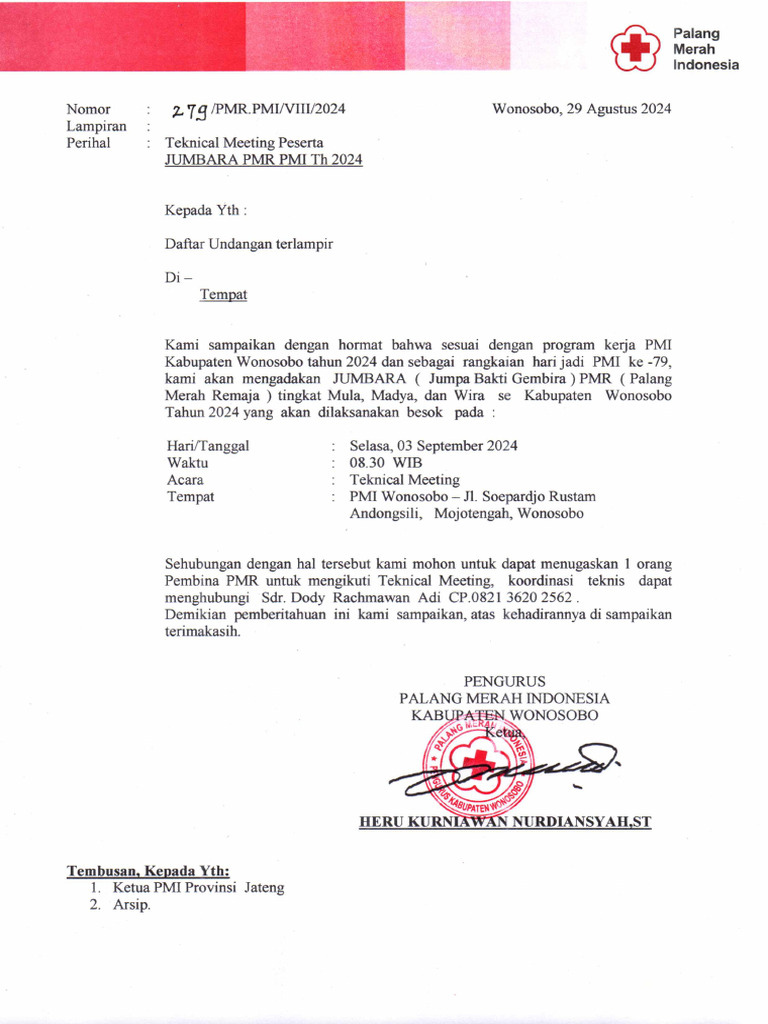 Undangan TM Jumbara 2024 | PDF