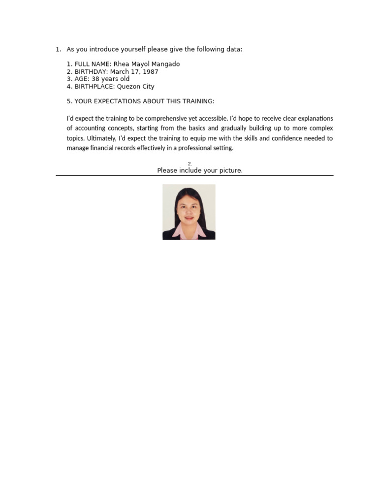 Introduce Yourself | PDF