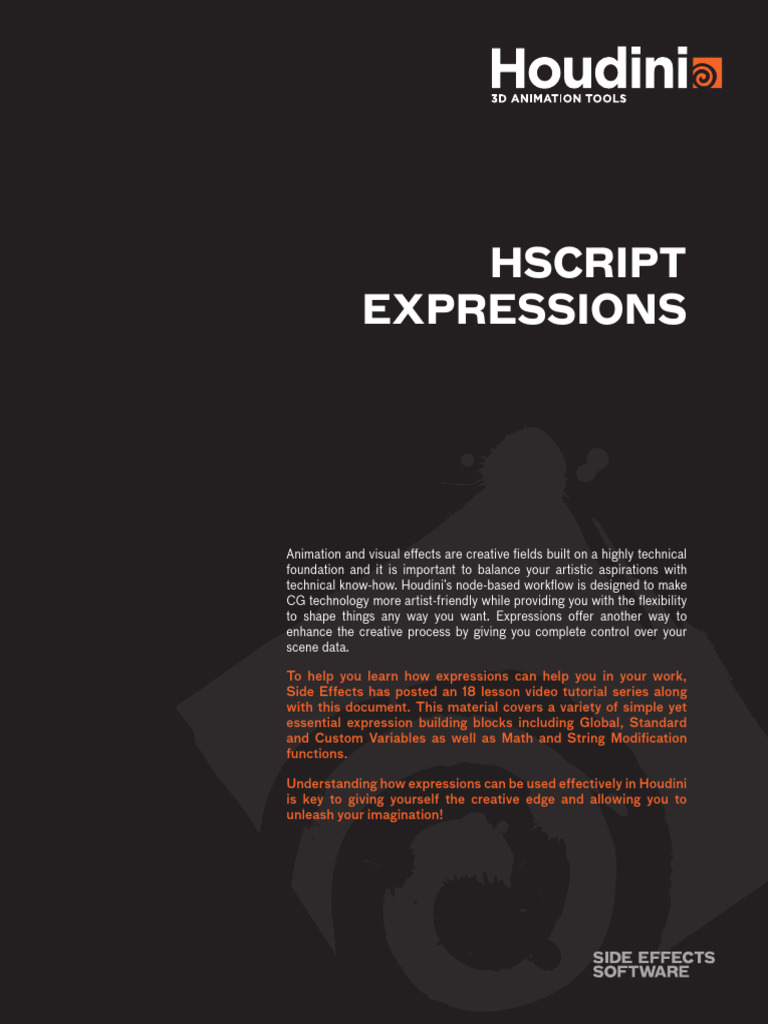 Houdini_Expressions_Documentation | PDF