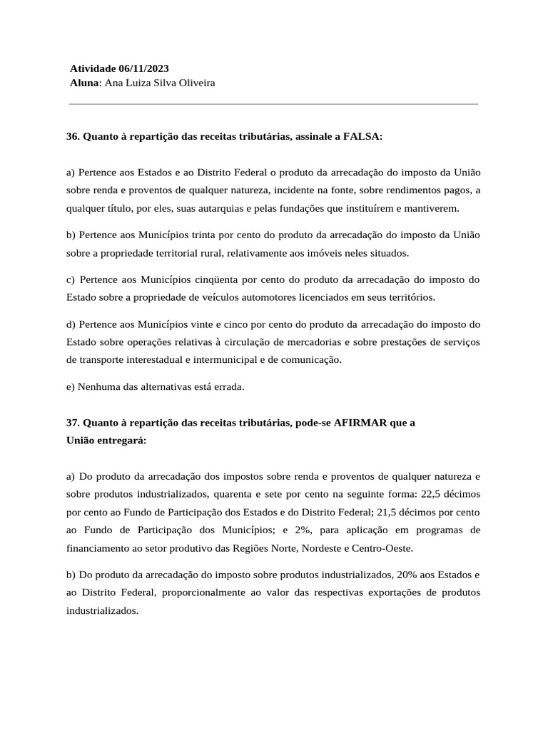 Atividades 02 - Arnaldo | PDF