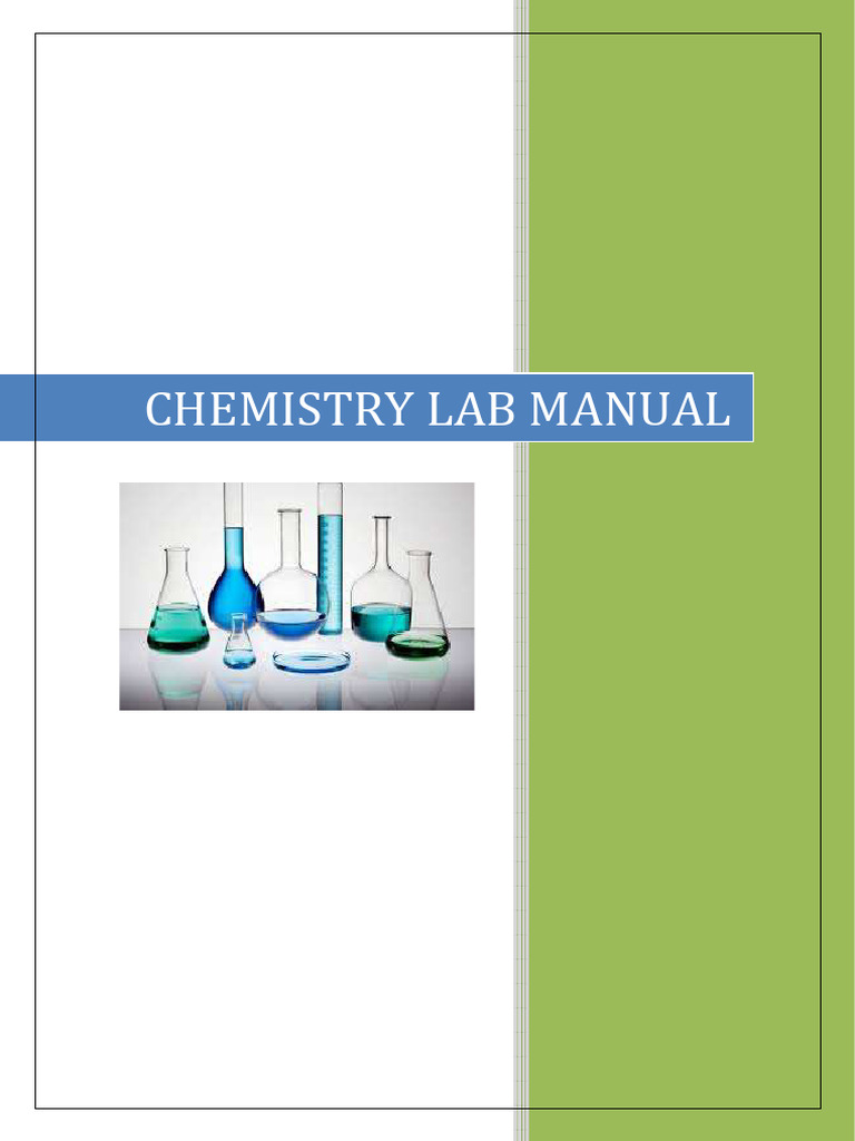 Grade X_Chemistry Lab manual_2022-2023 | PDF