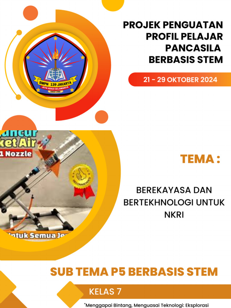 Presentasi P 5 Basis Stem SMPN 139 | PDF