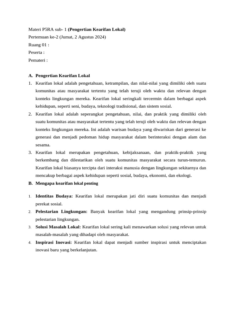 Materi Pertemuan Ke 2 | PDF